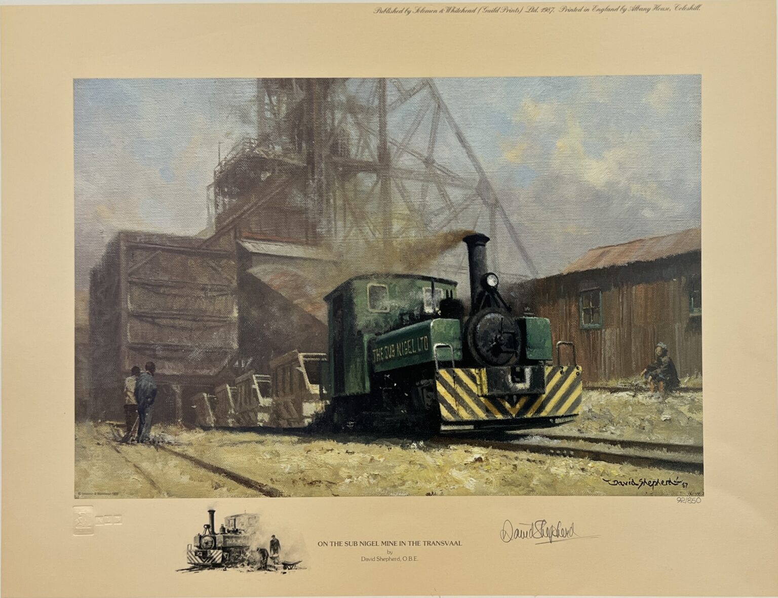 On the Sub Nigel Mine in the Transvaal | David Shepherd Wildlife Foundation