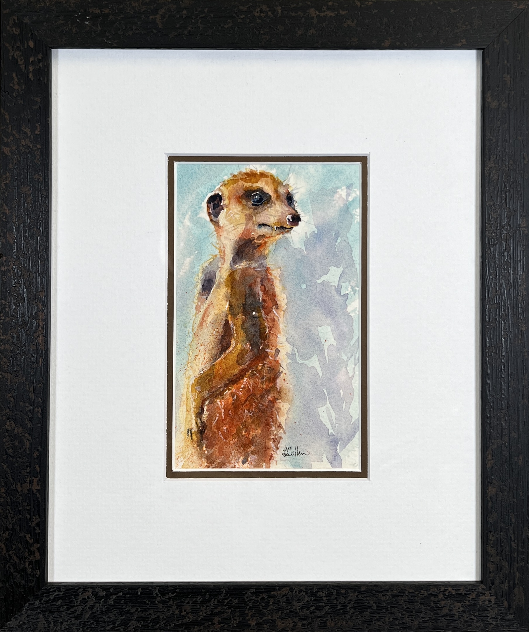 WAY Sketch for Wildlife 2021 - Meerkat by Lindy Cullen | David Shepherd ...