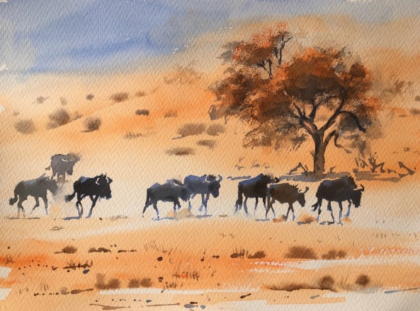 'Wild Watercolour' by Hazel Soan | David Shepherd Wildlife Foundation
